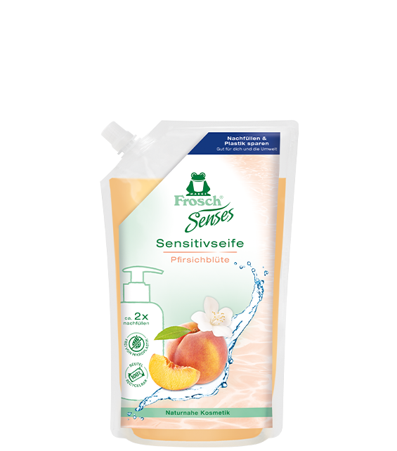 Frosch Peach Blossom Sensitive-Soap | frosch.de